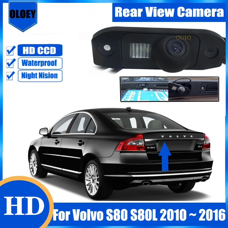 Achteruitrijcamera-Voor-Volvo-S80-S80L-2010-2011-2012-2013-2014-2015-2016-Nachtzicht-Waterdichte ...
