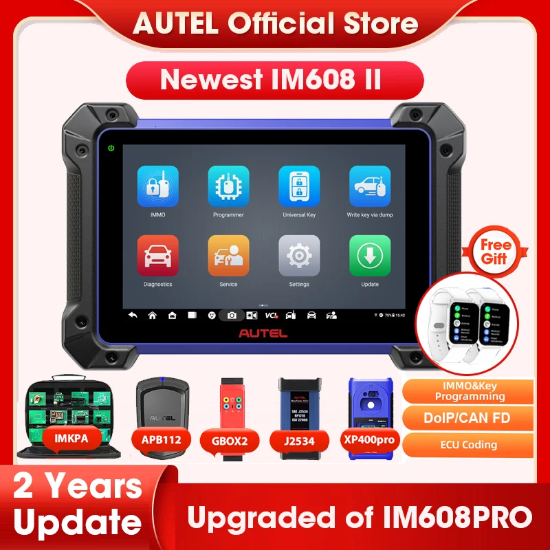 Autel-IM608-II-Pro-Full-Key-Programmer-OBD2-Scanner-IM608II-Ferramenta ...