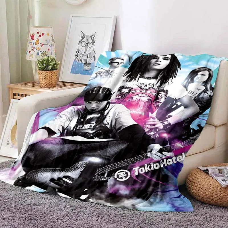 Tokio-Hotel-Rock-Band-printing-Blanket-Warm-Soft-Lightweight-Living ...