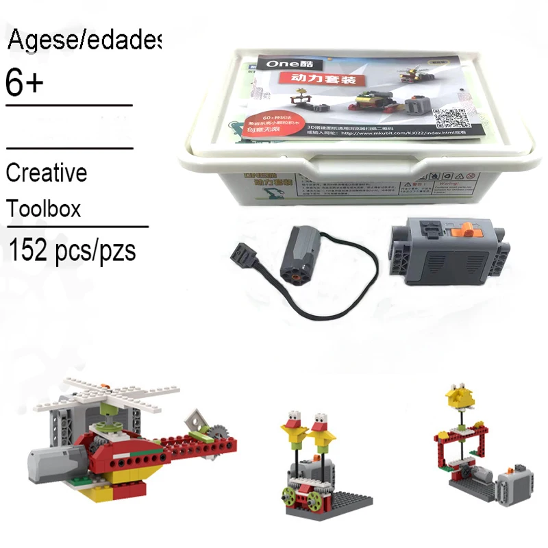 New-WeDo-1-0-Robotics-Technical-Parts-MOC-Parts-Educational-School-Students-Learning-Building ...