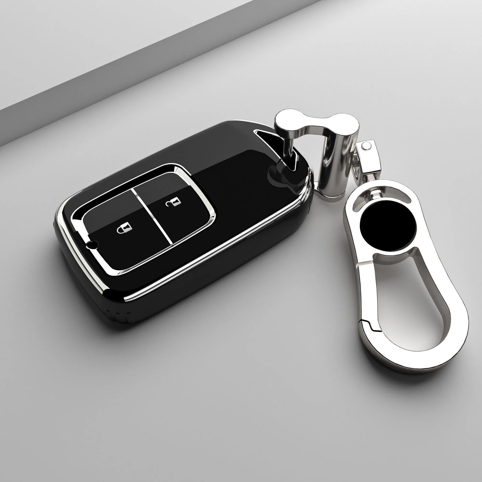 TPU-Car-Key-Case-Cover-For-Honda-Fit-Lucky-Vezel-City-Civic-Jazz-BRV-BR ...