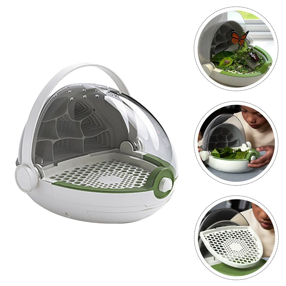1Set Bionic Silkworm Capsule Raising Box Detachable Double Chamber ...