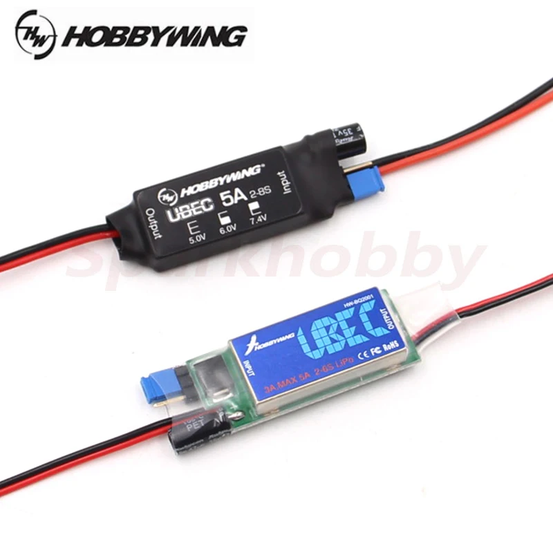 Hobbywing UBEC 3A 2-6S Lipo / 5A 2-8S Lipo Voltage regulation Power ...