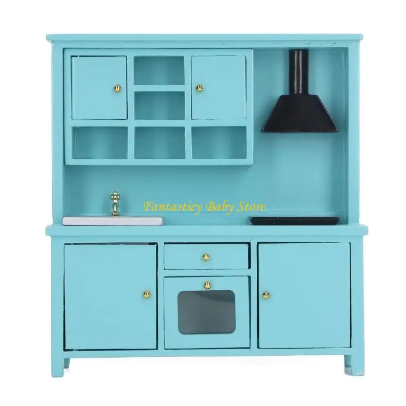 J6BE Realistic Kitchen Sink Furnishings Set Furniture Play Doll House ...