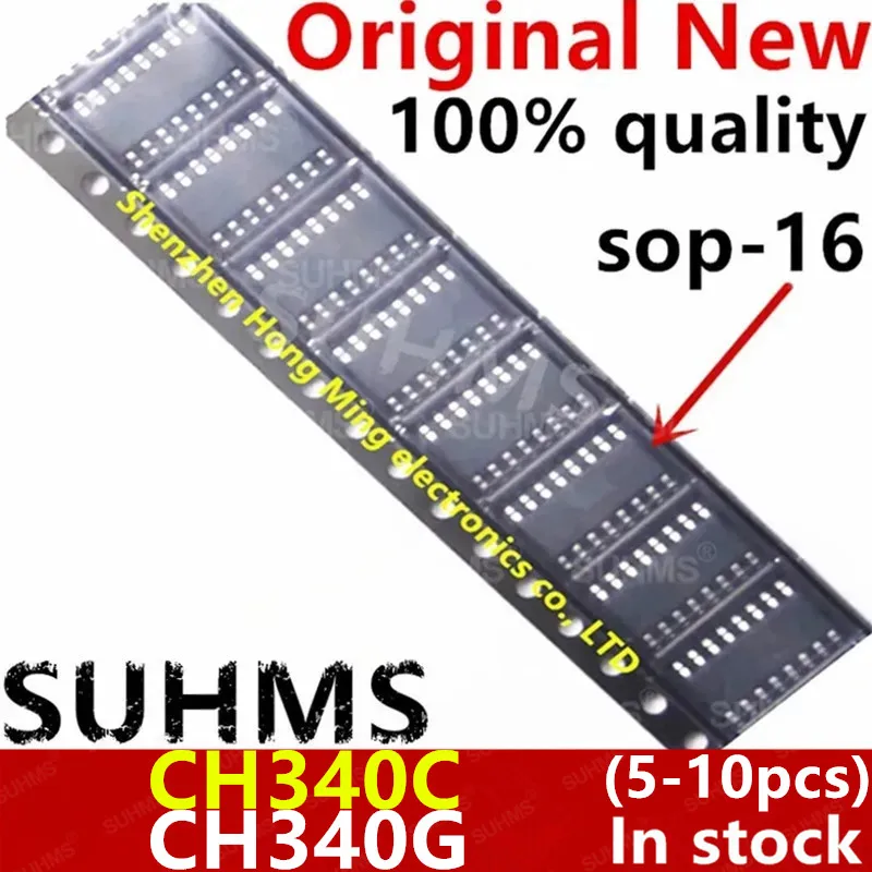 (5-10piece)100% New CH340C CH340G sop-16 - AliExpress 502
