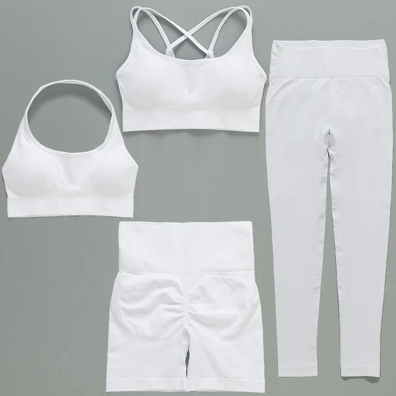 Seamless-Gym-Set-Yoga-Set-Two-Piece-Set-2PCS-Suit-Women-Sport-Bra ...