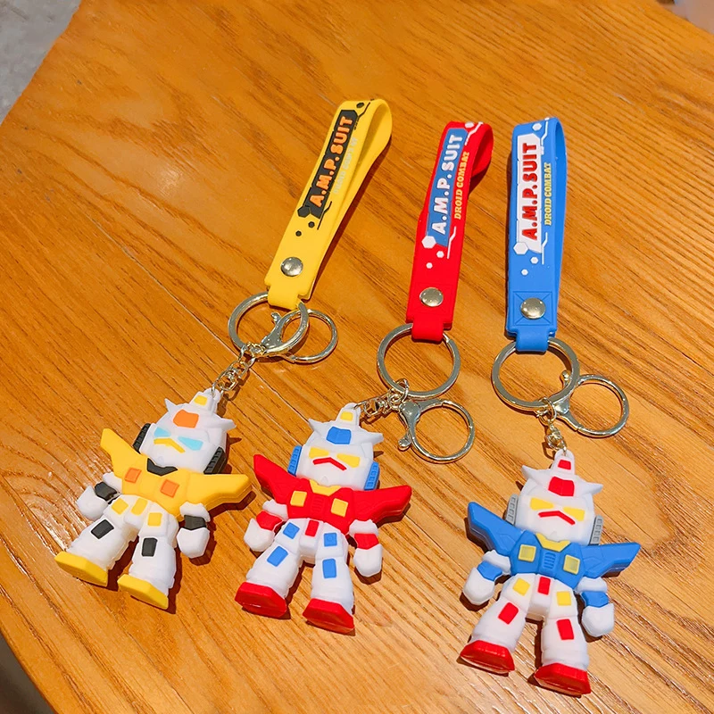 Gundam-Keychain-Anime-Cool-Key-Chain-Robot-Doll-Toy-Bag-Pendant-Cartoon ...