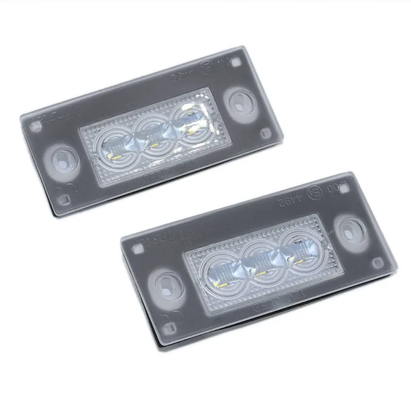 Luz LED para matrícula de coche, lámpara blanca 8D9943021G para AUDI A4 ...