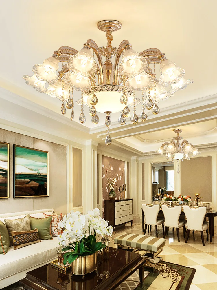 Modern-Parlor-Large-Crystal-Ceiling-Chandeliers-Church-Living-Dining ...