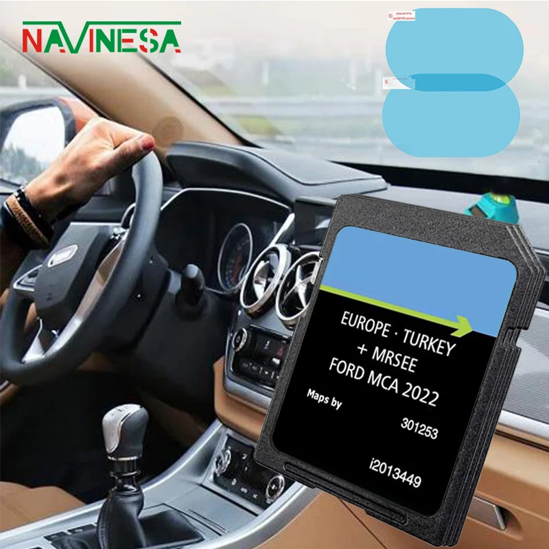 Naving Sat Nav Map UK For Ford Kuga Europe New Version Data Sd Card ...