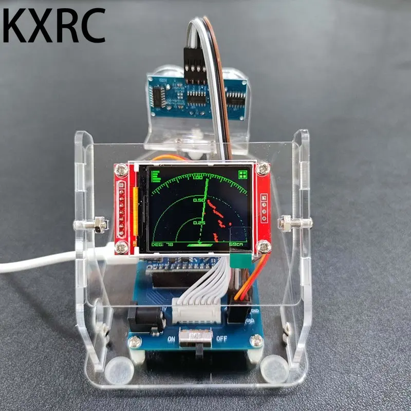 Simulation Ultrasonic Radar Scanning Detector Decorate for 1/10 RC ...