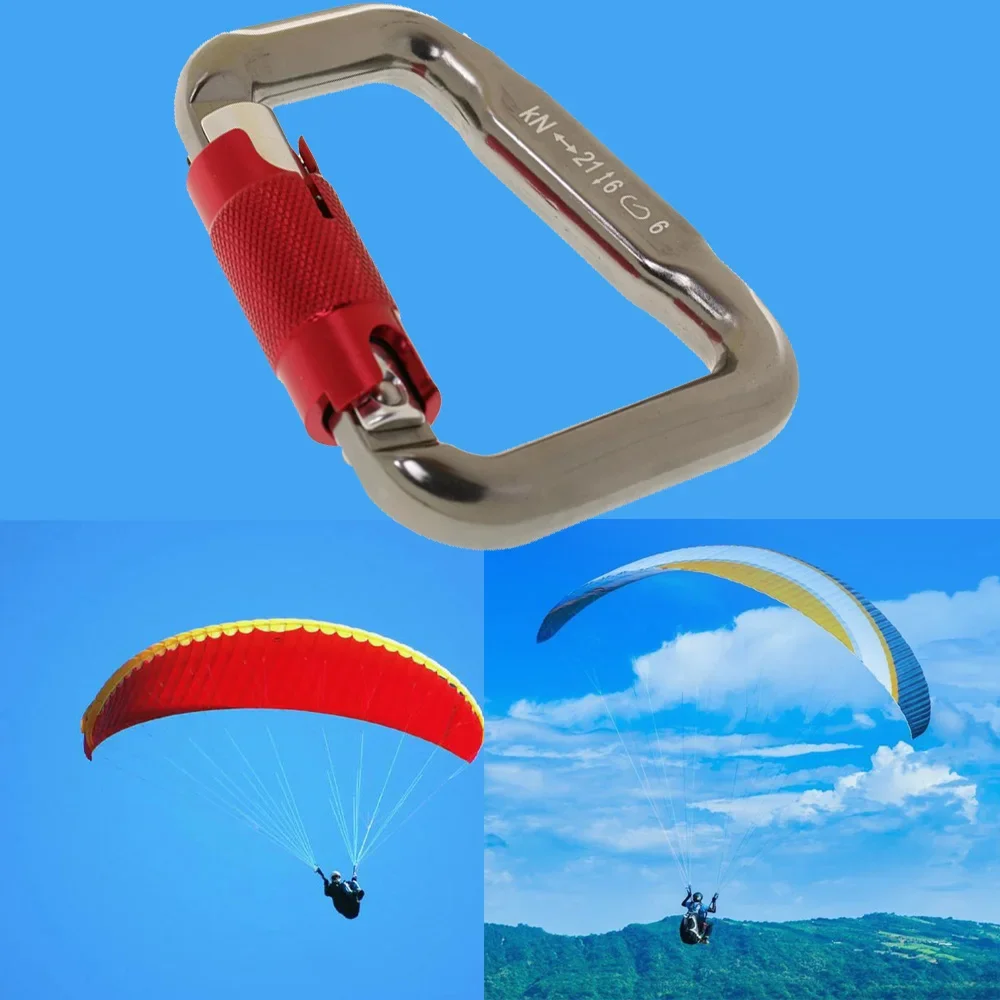 Alloy-Paragliding-Paraglider-Carabiner-Paragliding-Rectangular-Reserve ...