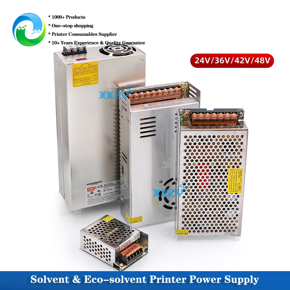 Eco Solvent Printer UV Flatbed Machine Power Supply 24V 36V 42V 48V ...