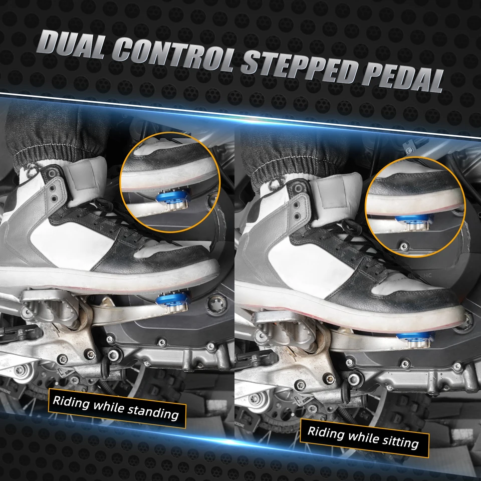 Aluminum Alloy Brake Pad NICECNC Black Billet Brake Pedal Step Foot ...