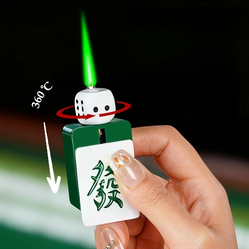 New Rotating Dice Mahjong Inflatable Lighter Cool Personalized ...