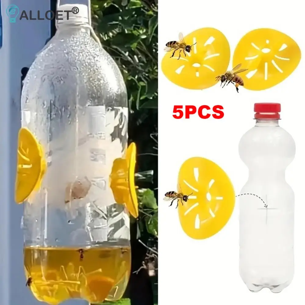 5Pcs-Flying-Insects-Funnel-Trap-Reusable-Flower-Shape-Garden-Outdoor ...