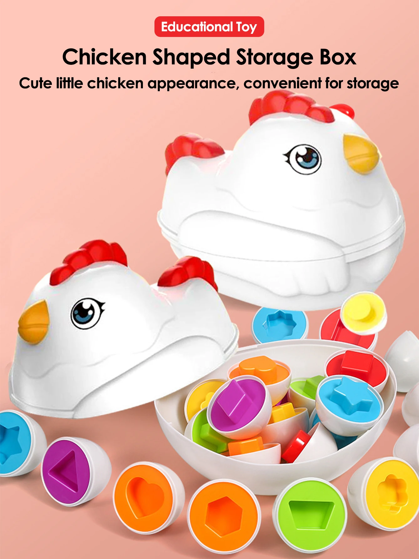 Oeufs assortis Montessori, jouets sensoriels pour bébé, œufs de pâques ...
