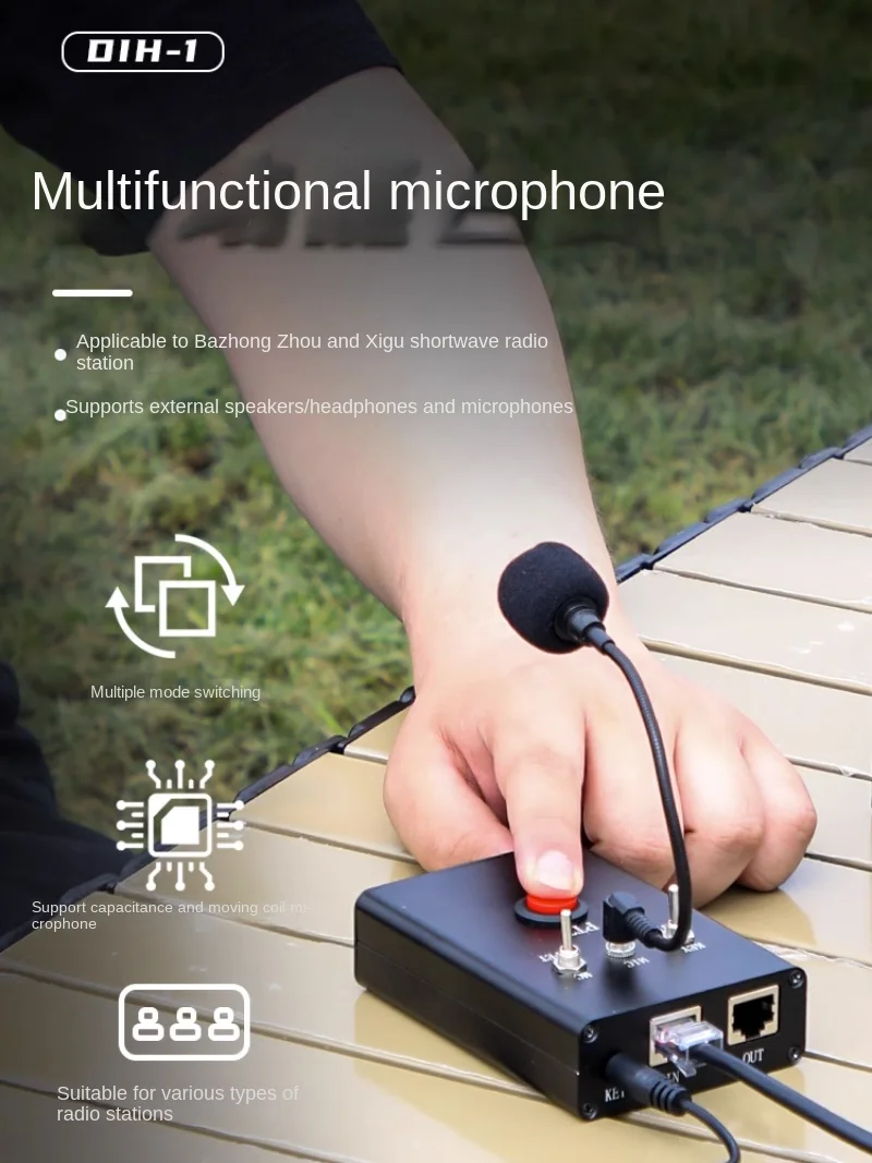 DIH-1-Multi-Function-Microphone-For-Yaesu-FT-991A-891-857D-4500D-818ND ...