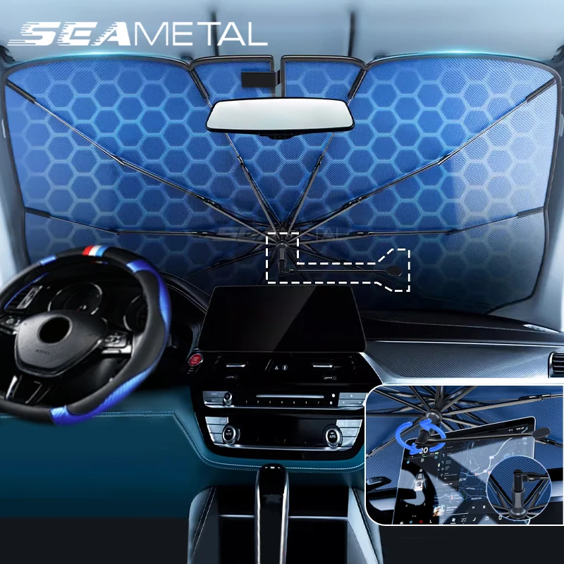 SEAMETAL-Upgraded-Windshield-Sun-Shade-for-Car-Heat-Insulation-Sun ...