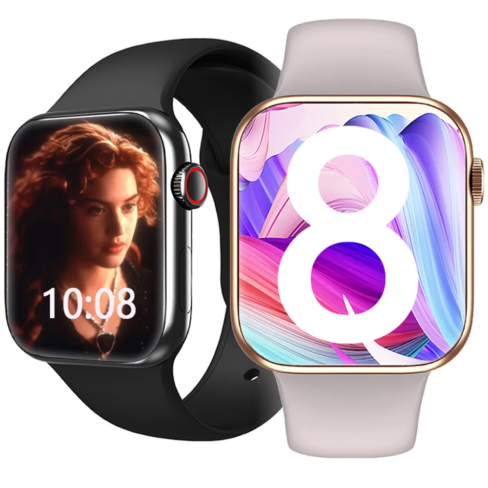 LEMFO WS88 NFC 스마트 워치 시리즈 8, 남녀공용 스마트 워치 2022, 블루투스 통화, 무선 충전, 1.96 인치 320*390 HD WS88 ...