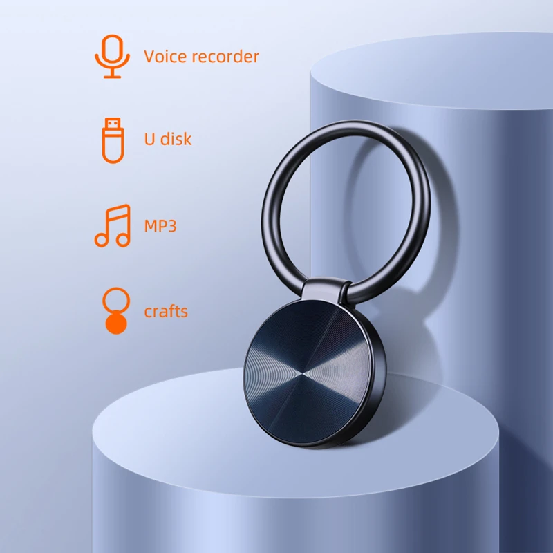 Keychain Voice Recorder Mini Portable Voice Activated Recorde One ...