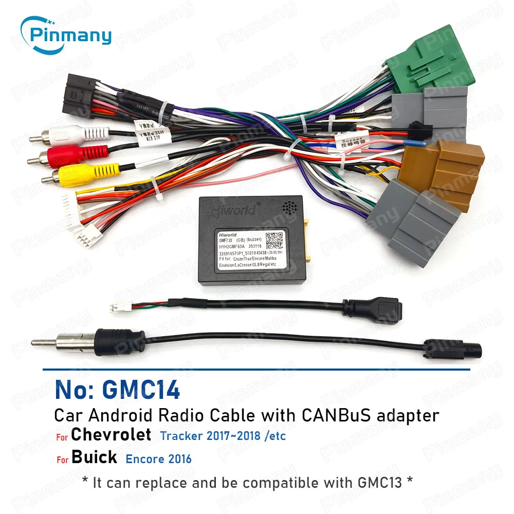 Car stereo Cable connector Android head unit Power Wire Harness Adapter ...