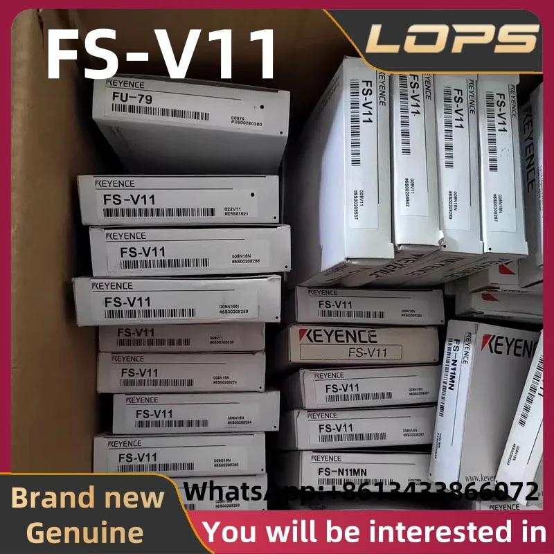 FS-V11 KEYENCE Nuevo amplificador de fibra digital NPN con pantalla ...