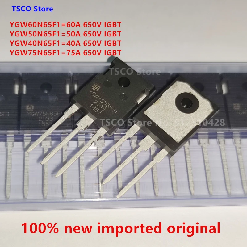 10piece-YGW60N65F1-YGW75N65F1-YGW75N65HP-YGW50N65F1-YGW40N65F1-New ...