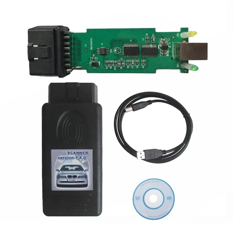 For BMW E38 E39 E46 E53 E83 E85 OBD2 Scanner 1.4.0 FTDI FT232 OBD2 Car ...