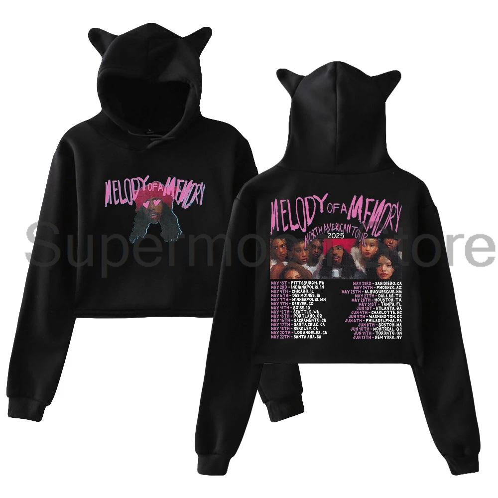 Eem Triplin Melody of A Memory Tour Hoodie Female Cat Ears Hooded ...