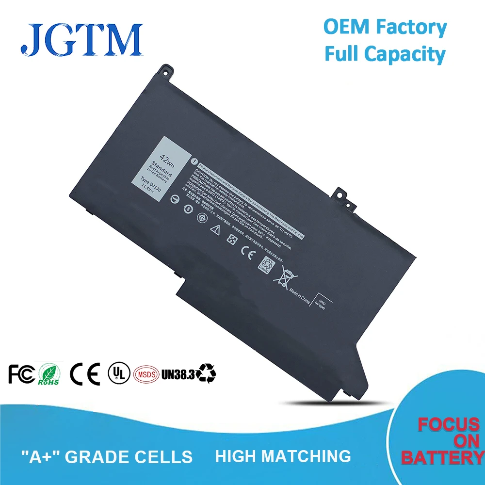 42Wh Genuine Battery DJ1J0 For Dell Latitude E7280 E7380 E7480 11.1V ...