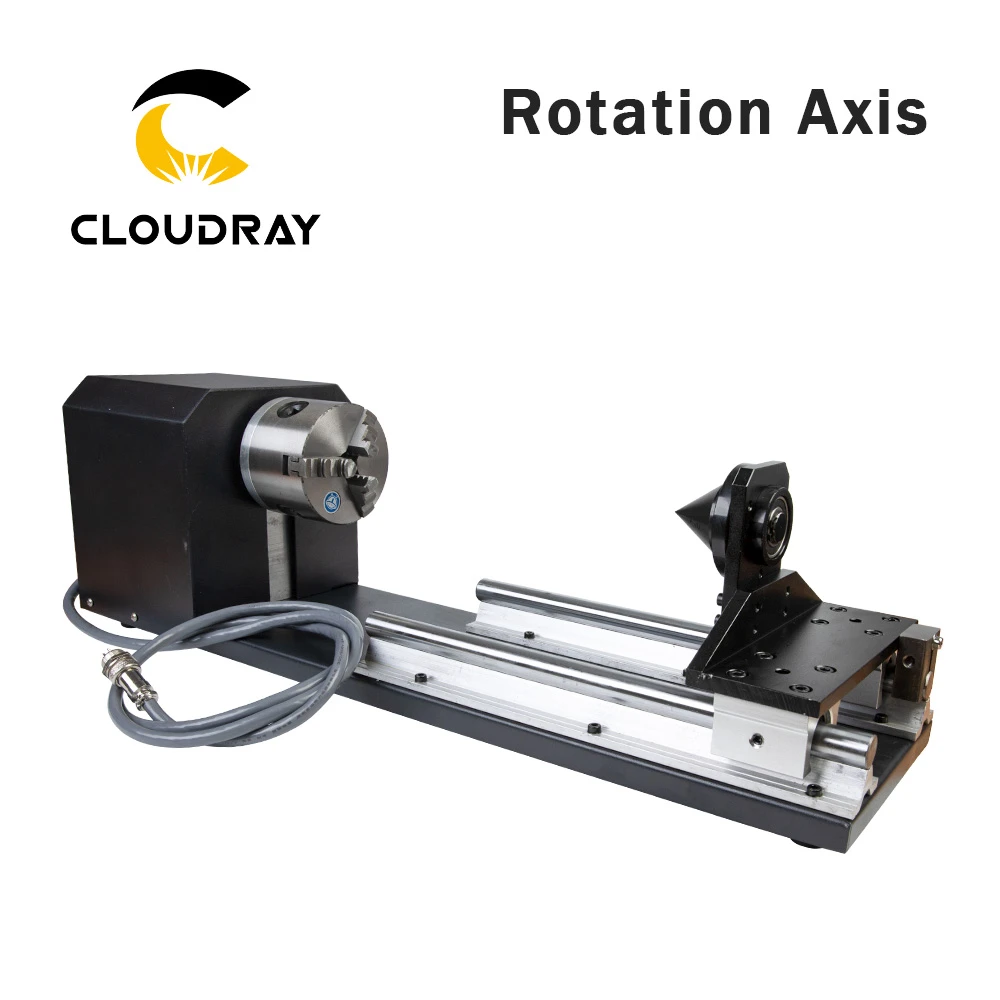 Cloudray Rotary Engraving Attachment With Chucks Stepper Motors For ...