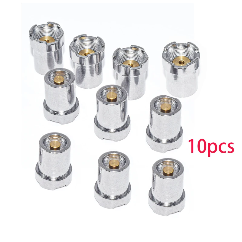 10PCS CBD Atomizer Perforated Brass Electrode Magnetic Ring Adapter510 ...