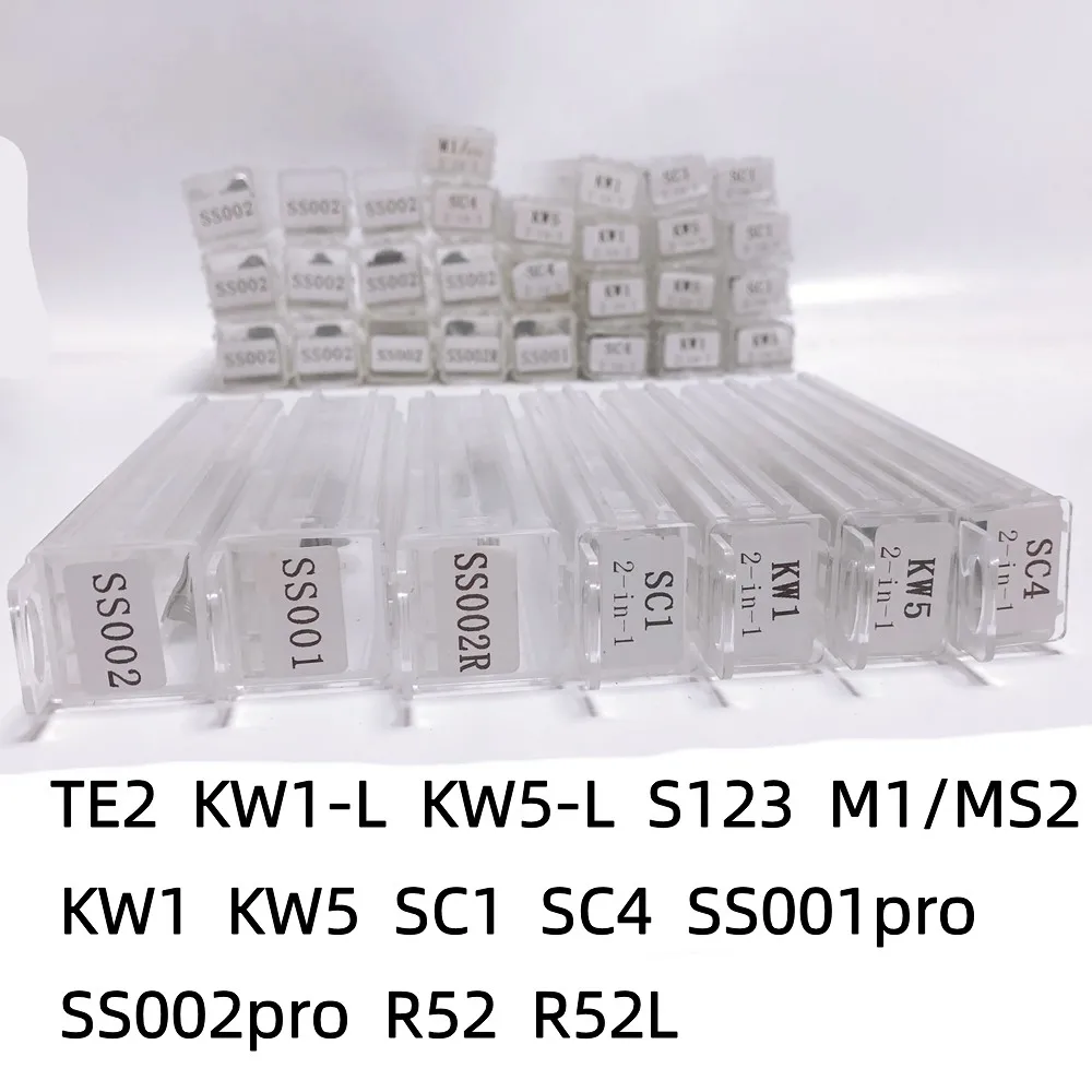 Lishi 2 in 1 TE2 S123 KW1 KW5 SC1 SC4 SS001 SS002 SS002R SS003 SS003R ...