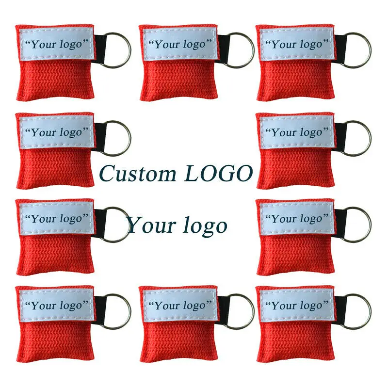 Wholesale Custom Logo 500 Pcs Cpr Key Chain Cpr Face Shield First Aid ...