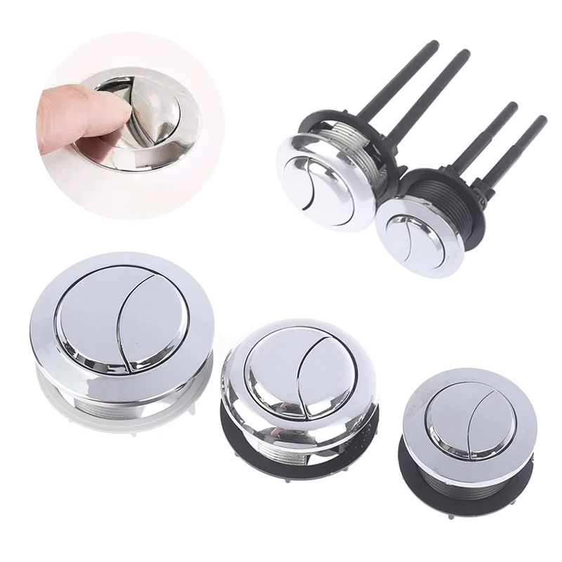 1Pc-Plastic-Round-Shape-Dual-Flush-Toilet-Tank-Button-Toilet-Push-Dual ...