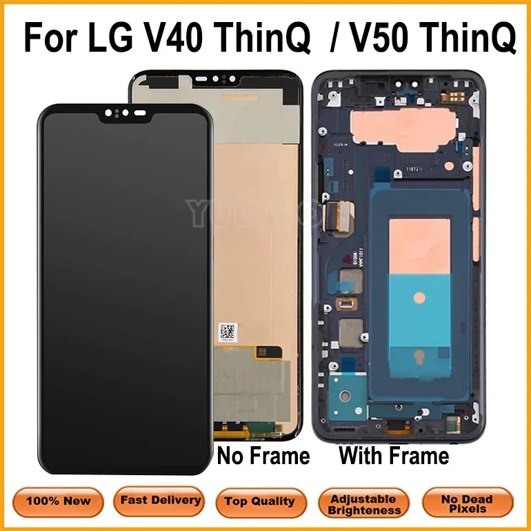 For-V50-ThinQ-Display-LM-V500-LCD-Touch-Screen-For-LG-V40-ThinQ-LCD-LM ...
