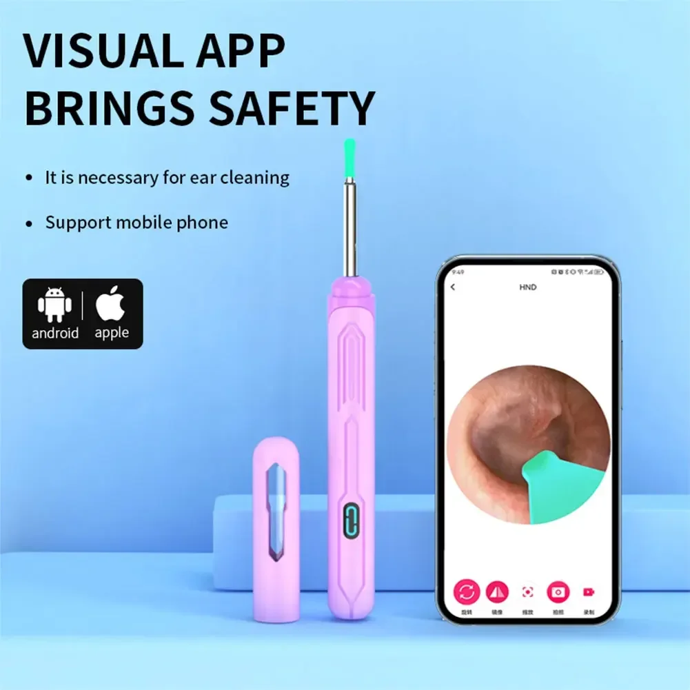 Wireless-Visual-Ear-Wax-Removal-Safe-Endoscope-Earpick-with-Camera ...