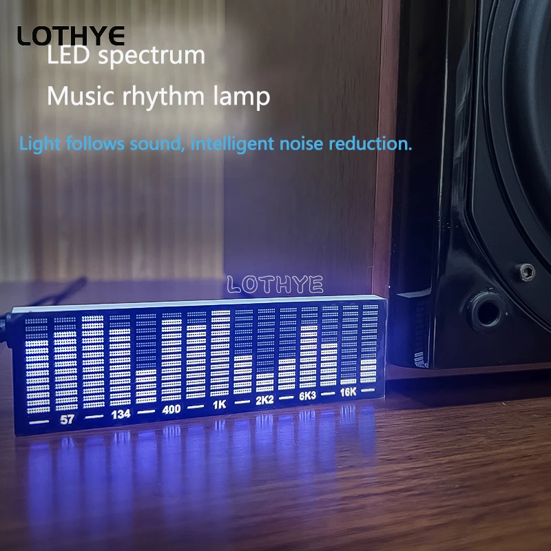 Mini-Audio-Music-Spectrum-Voice-Control-Led-Pickup-Rhythm-Display-Level ...