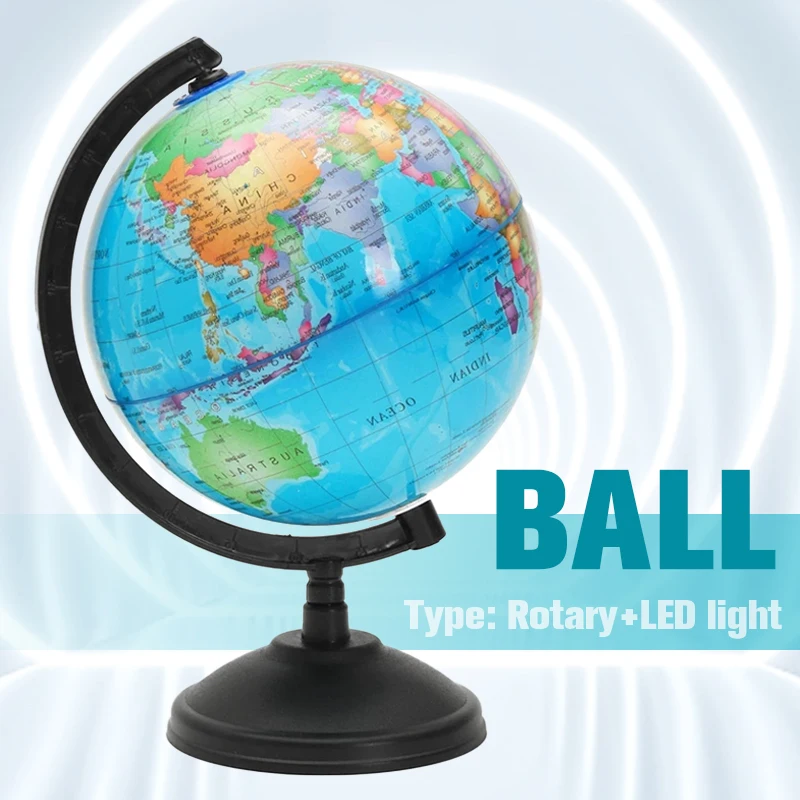LED-Light-World-Earth-Globe-in-English-Map-Geography-Balloon-Kid ...