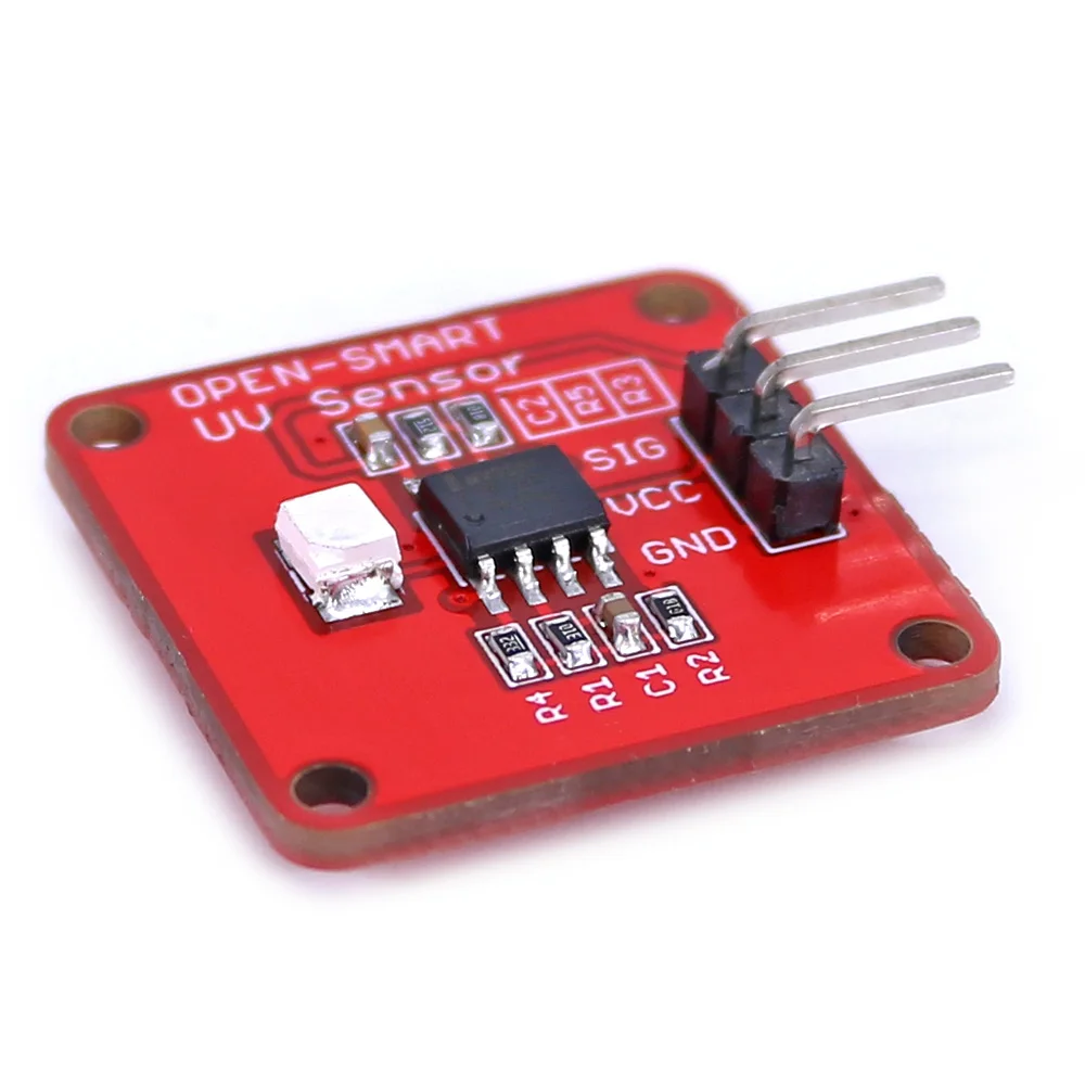 Open Smart Uv Sensor 240 370nm Guva S12sd 3528 Solar Ultraviolet Intensity Sensor Module For