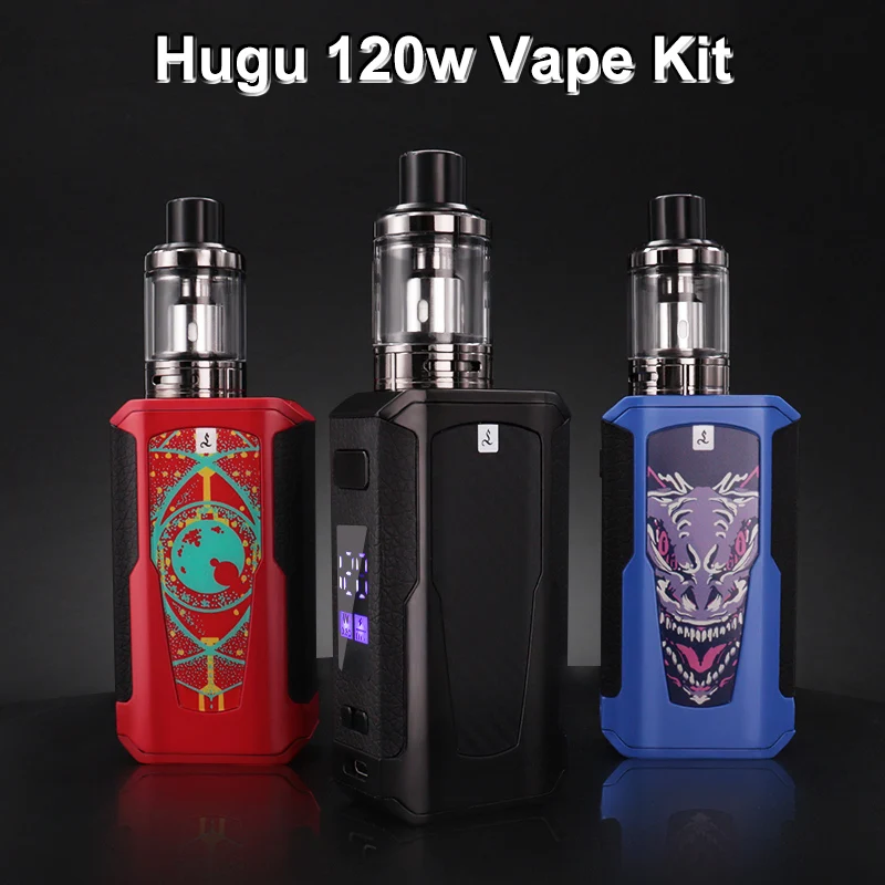 E8-120W-Vape-Box-Mod-Kit-Electronic-Cigarette-1800mah-2-5ml-Atomizer ...