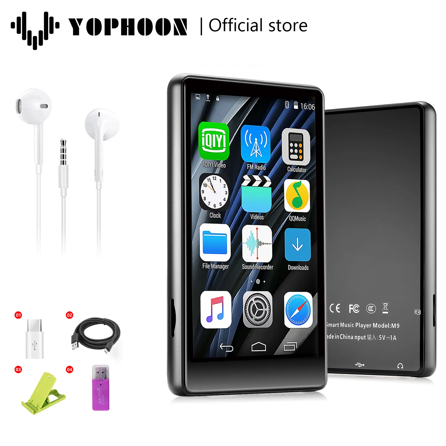 Reproductor-MP3-MP4-WiFi-Yophoon-4-0-M9-pantalla-completamente-t-ctil ...