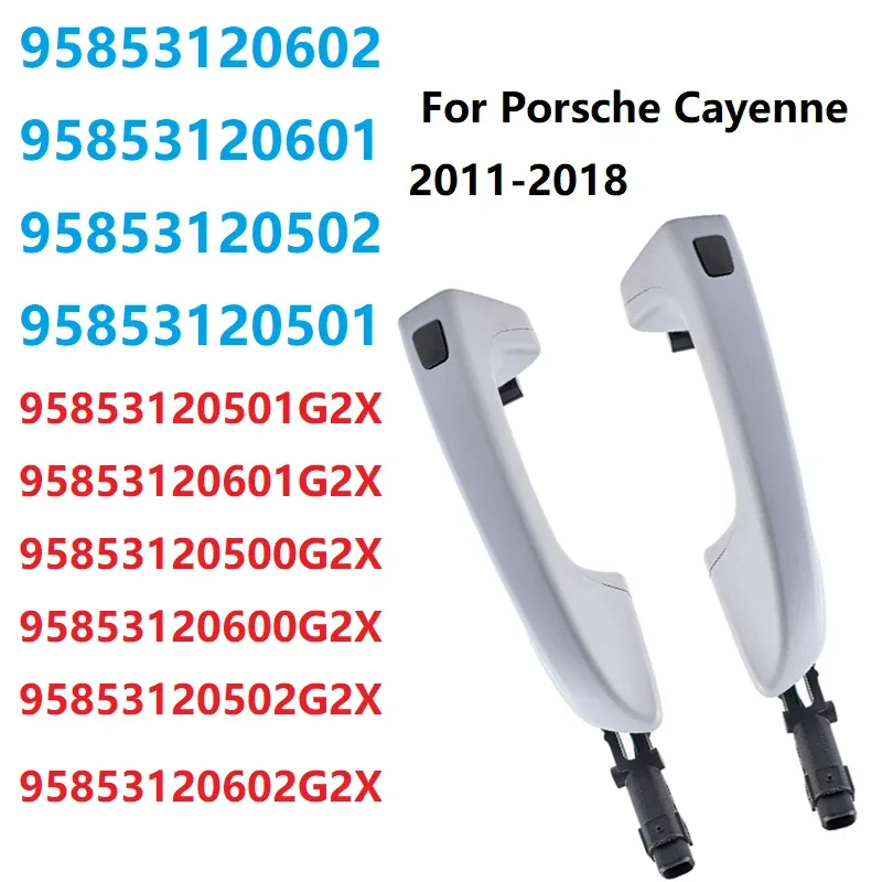 1Pair Outside Door Handle Comfort Access Button For Porsche Cayenne 11 ...
