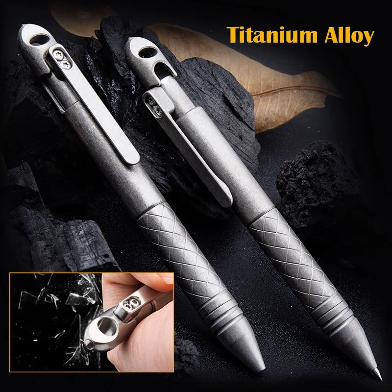 EDC-Titanium-Alloy-Tactical-Pen-Business-Office-Writing-Signature-Pen ...