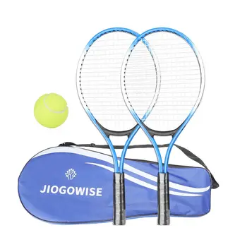 2pcs Tennis Rackets Included Tennis Bag Sports Exercise 21'' Racquet ...