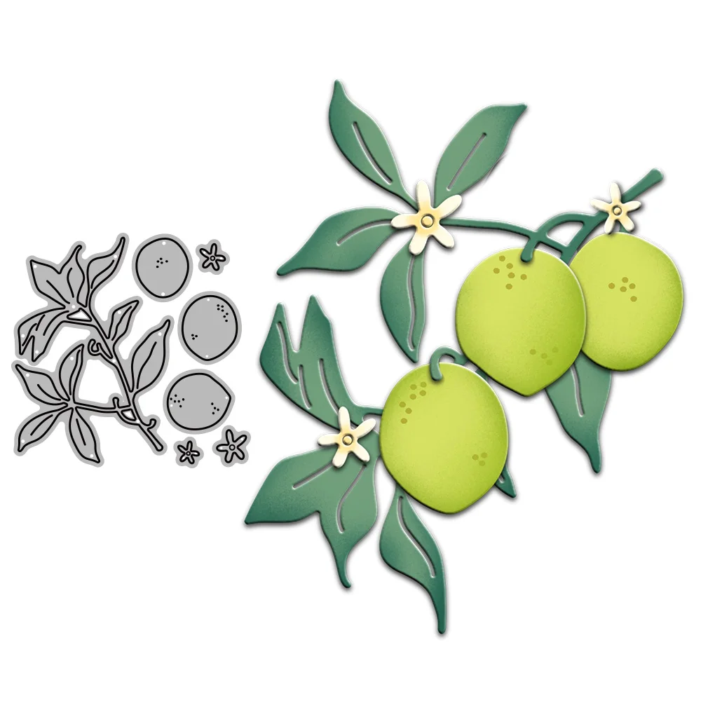 MangoCraft-Lemon-Lime-In-The-Branch-Metal-Cutting-Dies-Embossed-DIY ...