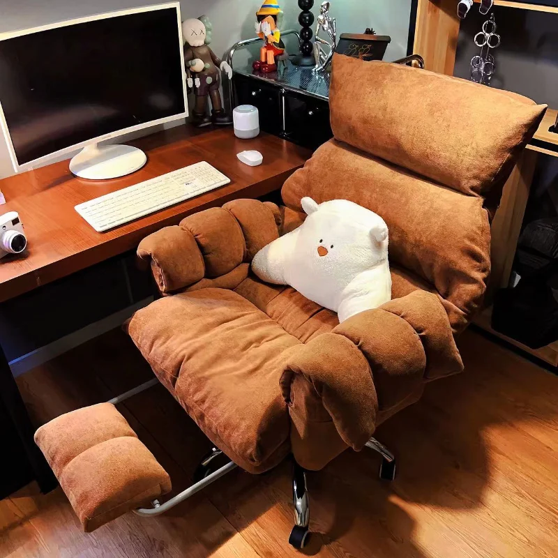 Home-computer-chair-comfortable-sedentary-sofa-bedroom-desk-chair-study ...