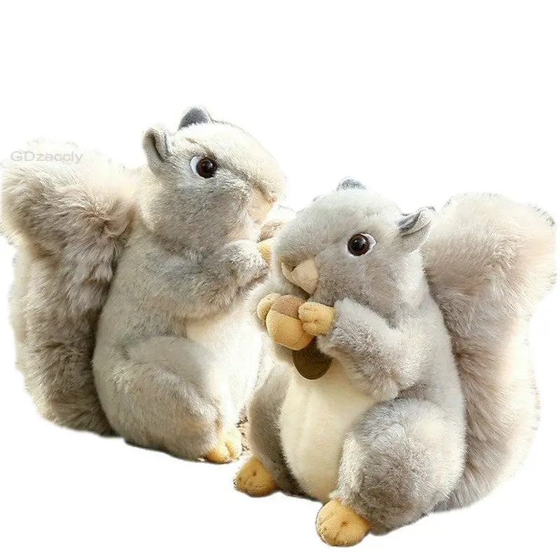 Super-Lifelike-Wild-World-Grey-Squirrel-Plushie-Stuffed-Simulation ...