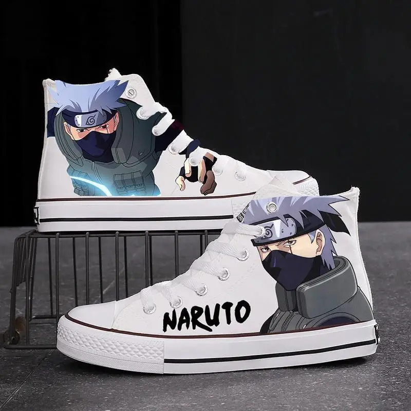 2023New-Anime-Naruto-Canvas-Shose-High-Top-Sneakers-Casual-Shoes-Unisex ...